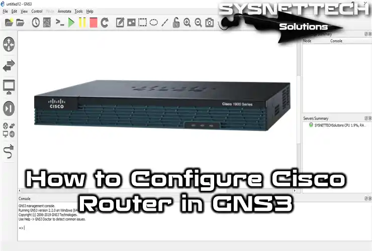 How to Configure a Cisco Router in GNS3 | Basic Commands!