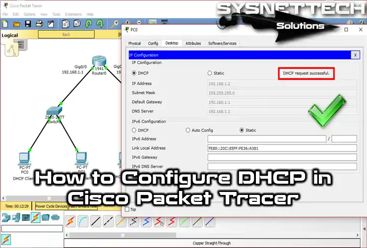 How To Configure Dhcp On Packet Tracer Ip Distribution