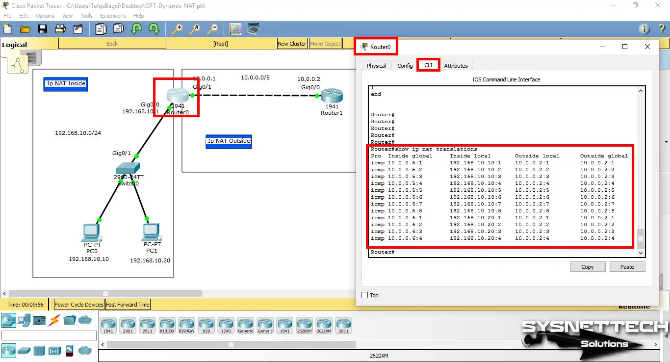 How to Configure Dynamic NAT on Packet Tracer | Very Easy!