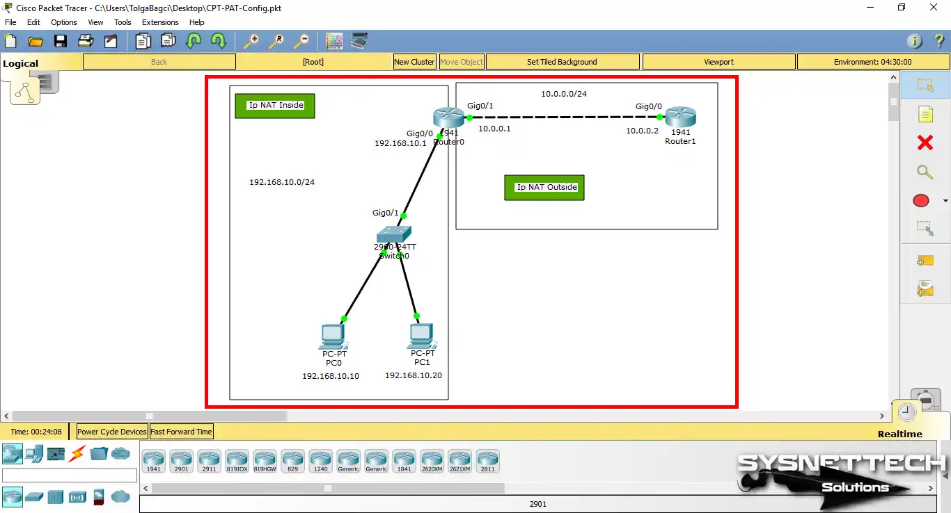 How To Configure Nat And Pat In Packet Tracer Learn Now