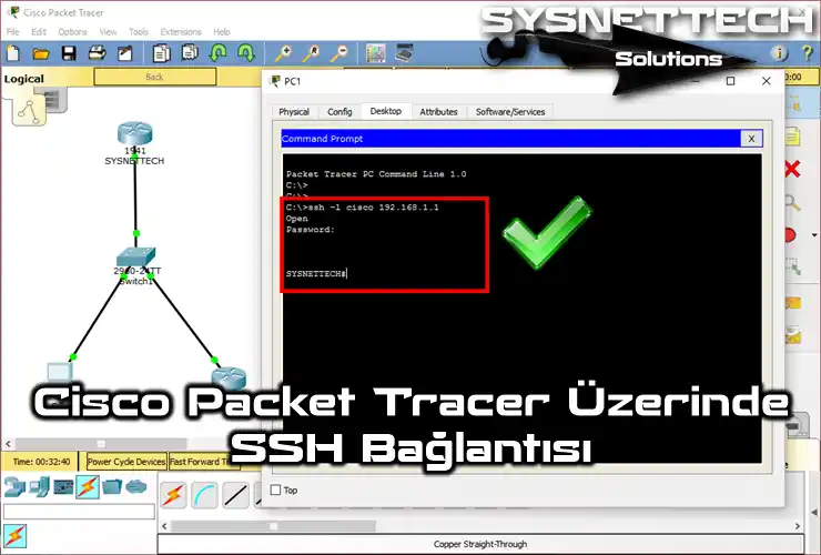 Packet Tracer ile SSH Bağlantısı | Uzak Erişim Sağlayın!