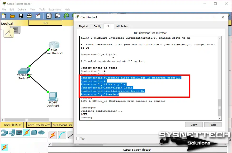 How To Configure Telnet On Packet Tracer Access Router