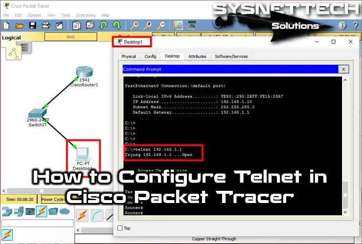 How To Configure Telnet On Packet Tracer Access Router